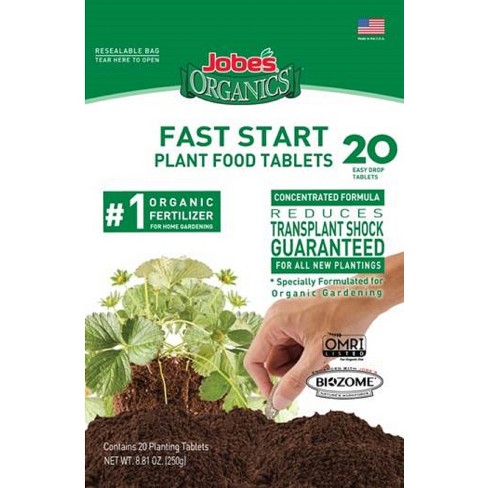 Jobe's Organic Tablets Plant Food 20 Pk : Target