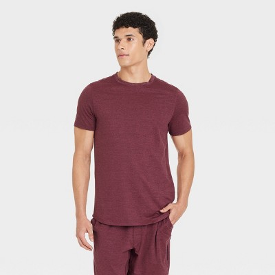 Men's Short Sleeve Soft Stretch T-shirt - All In Motion™ Purple M : Target