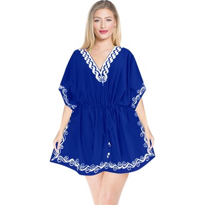 La Leela Women's Summer Vacation Mini Beachwear Bathing Suit Loose ...