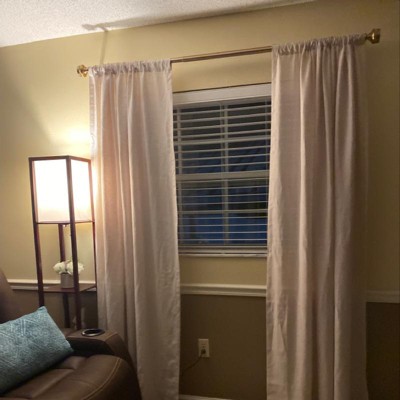 1pc Light Filtering Linen Window Curtain Panel - Threshold™ : Target