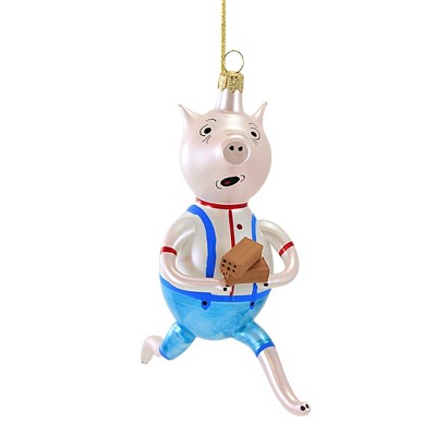 Italian Ornaments 5.0 Inch Three Little Pigs Ornament Italian Nursery ...