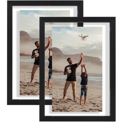 Americanflat Floating Aluminum & Plexiglass Frame - 5x7 - Gold : Target