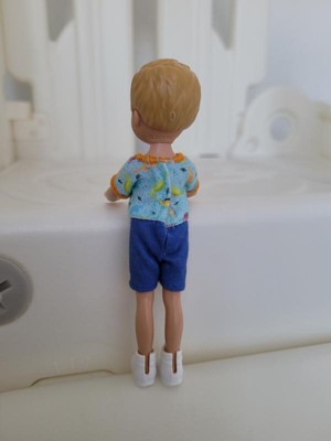 Barbie 6.3" Chelsea Small Boy Doll Blond Hair/blue Eyes Wearing ...