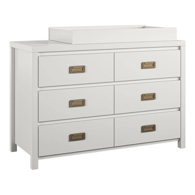 Storkcraft Modern 2 Drawer Dresser With Removable Changing Table Topper ...