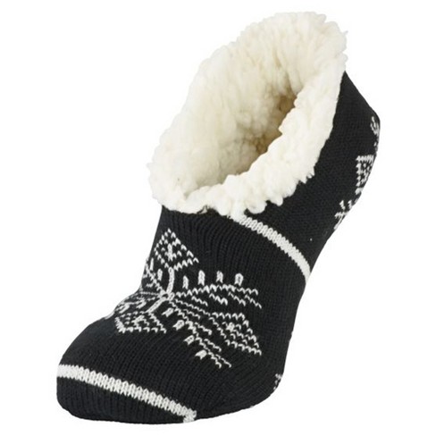 Sof Sole Women's Fireside Ultra Warm Cozy Slippers - Medium - Black ...