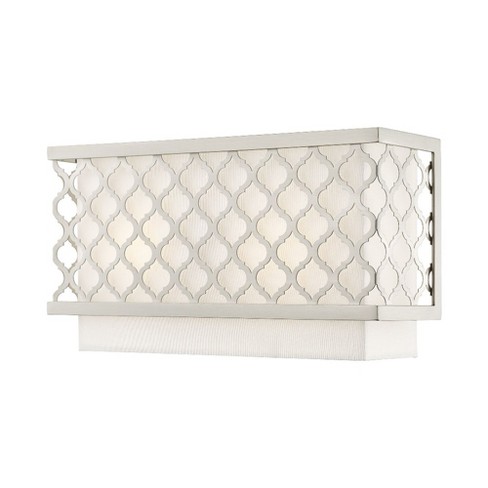 Livex Lighting Arabesque 2 - Light Wall Light In Brushed Nickel : Target