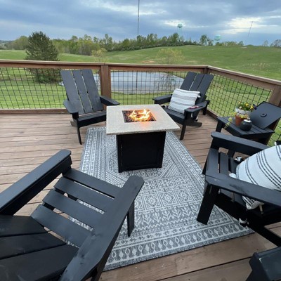 Rocksprings Stacked Stone Fire Pit - Light Brown - Threshold™ : Target