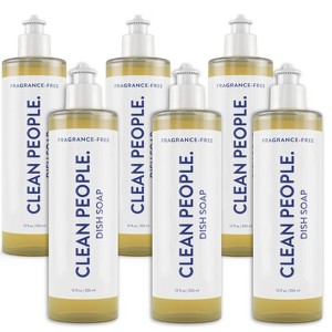 THE CLEAN PEOPLE Liquid Dish Soap - Clean, Simple Ingredients - Extra ...
