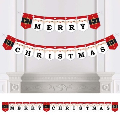 Big Dot Of Happiness Prancing Plaid - Christmas Buffalo Plaid Bunting ...