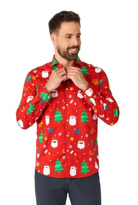 Opposuits Festive Christmas Shirts For Men : Target