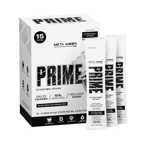 Prime Hydration Sticks Electrolyte Supplement Powder - Meta Moon - 0 ...