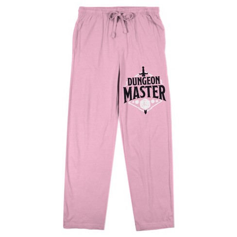 Dungeons & Dragons Dungeon Master Dice Women's Pink Sleep Pajama Pants ...