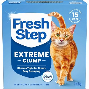 Fresh Step Extreme Febreze Scented Clumping Cat and Kitty Litter ...
