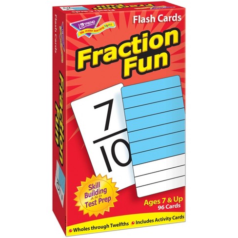 Trend Fraction Fun Skill Drill Flash Cards : Target