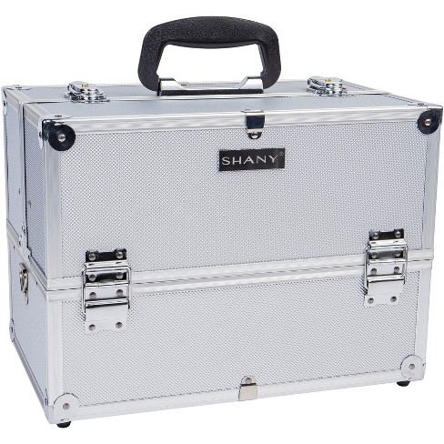 Shany Essential Pro Makeup Train Case - Silver : Target