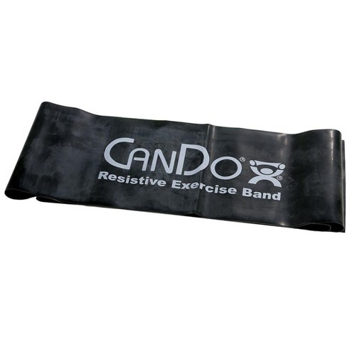 Cando Latex Free Exercise Band - 5' Length - Black - X-heavy : Target