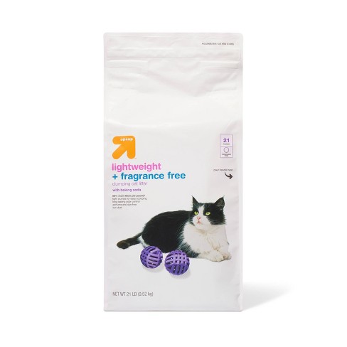 Lightweight Fragrance Free With Baking Soda Clumping Cat Litter - 21lbs ...