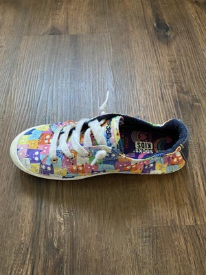 Kids' Flat Socks No Show Cushioned Socks - One Size Fits Most Rainbow ...