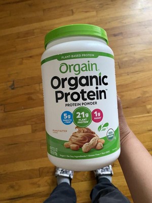 Orgain Organic Vegan Plant Based Protein Powder - Creamy Chocolate ...