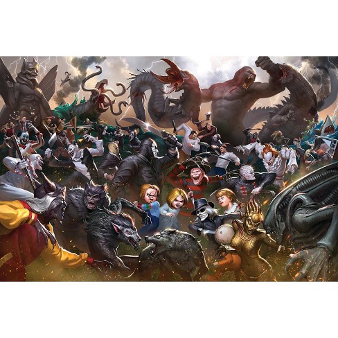 Toynk Fright Fight Horror Movie Villain Inspired 1000 Piece Jigsaw ...