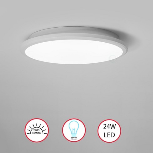 Led Ceiling Light Fixture Flush Mount Lighting, 6500k Daylight White ...