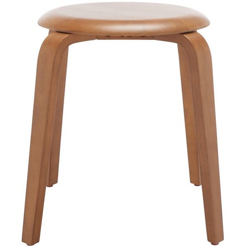 Luella Stackable Stool - Walnut - Safavieh : Target