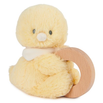 Gund Baby Sustainable Duckling Ring Rattle, Stuffed Animal Made Of 100% ...