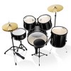 Gammon Percussion 5-piece Complete Adult Drum Set - Full Size Beginner ...