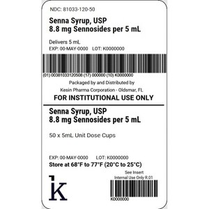 Kesin Pharma Senna Sennosides Syrup 8.8 mg per 5 mL Natural Vegetable ...