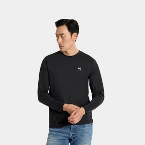 MISSION Men's Cool Touch Long Sleeve Shirt - M - Black : Target