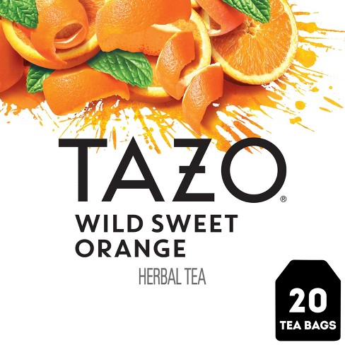 Tazo Wild Sweet Orange Caffeine-free Herbal Tea - 20ct : Target