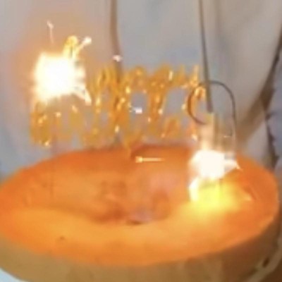 Number 1 Sparkler Flame Cake Candle : Target