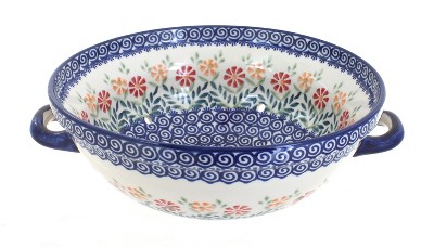 Blue Rose Polish Pottery D038 Manufaktura Colander : Target