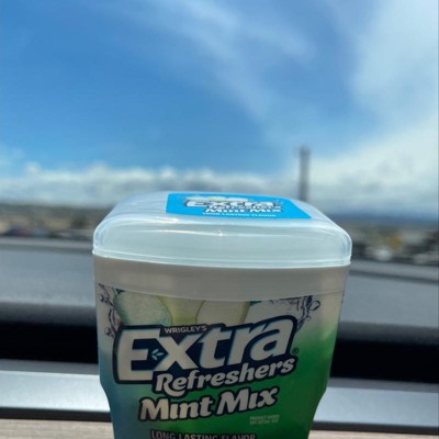 Extra Refreshers Mint Mix Gum 40-piece Bottle : Target