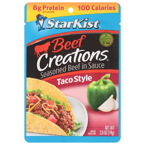 Starkist Beef Creations Taco - 2.6oz : Target