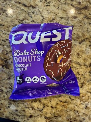 Quest Nutrition Bake Shop Donut Chocolate Frosted Protein Bars - 9.45oz ...