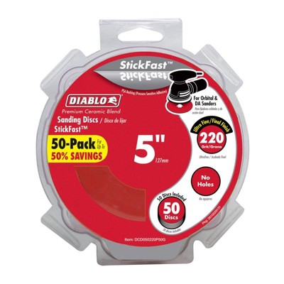Diablo Stickfast 5 In. Ceramic Blend Pressure Sensitive Adhesive ...