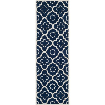 Chatham Cht734 Hand Tufted Runner Rug - Blue/ivory - 2'3"x11 ...