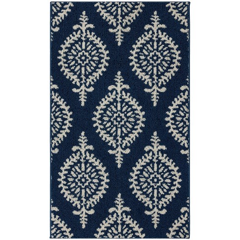 2'6"x4' Washable Paisley Tufted Accent Rugs Indigo - Threshold™ : Target