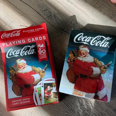 Masterpieces Officially Licensed Coca Cola Vintage Santa Playing Cards ...