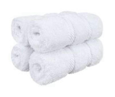 American Soft Linen 4 Pack Washcloth Set, 100% Cotton Washcloth Hand ...