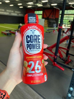 Core Power Strawberry Banana 26g Protein Shake - 14 Fl Oz Bottle : Target