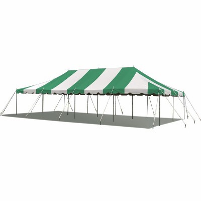 Party Tents Direct Weekender Outdoor Canopy Pole Tent, Green, 20 Ft X ...
