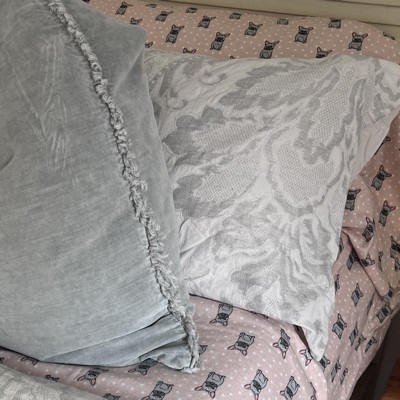 Inverness Angle Flannel Sheet Set (full) Red : Target