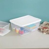 Sterilite 16 Quart Stackable Clear Plastic Storage Tote Container With ...