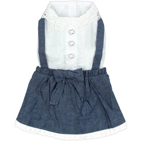 Parisian Pet - Trendy- 'chambray Overall' Dress For Dogs & Cats ...