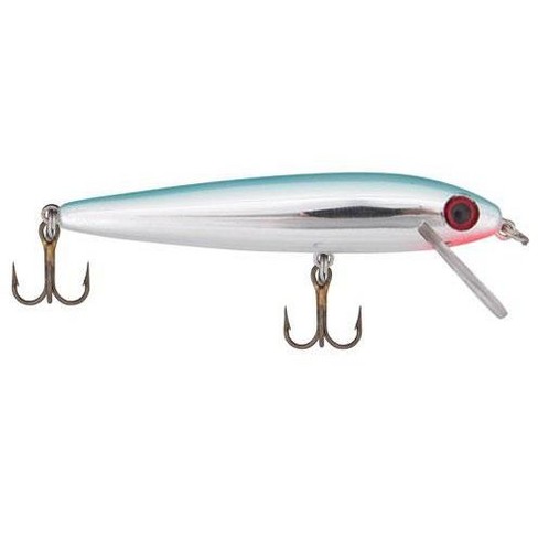 Rebel 5/16 Oz Slick Body Minnow Fishing Lure - Silver/blue : Target