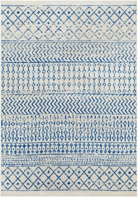 Mark & Day Louise 3'11"x5'7" Rectangle Woven Indoor Area Rugs Denim ...