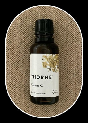 Thorne Vitamin K2 Liquid (1 Mg Per Drop) - Concentrated Vitamin K2 ...