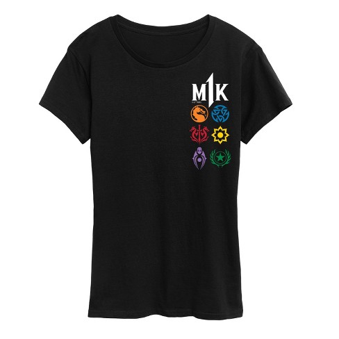 Women's - Mortal Kombat - Icon Stack Short Sleeve Graphic T-shirt : Target